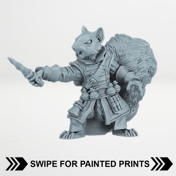 Squirrel Miniature - Etsy