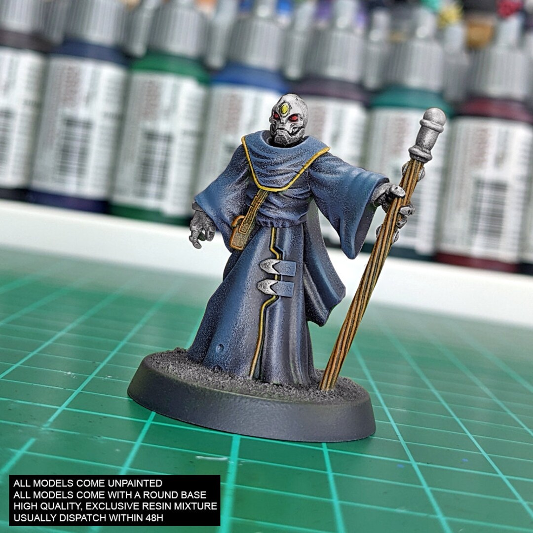 WARFORGED MAGE Fantasy: Frostgrave, Pathfinder, D&D, Resin Miniature ...