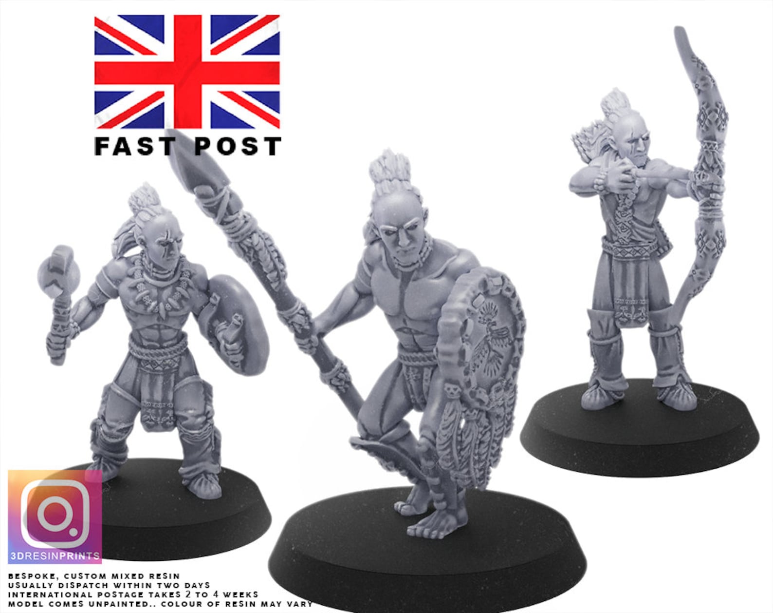 Mythic Americas - Awesome Native Miniatures | RPG PUB