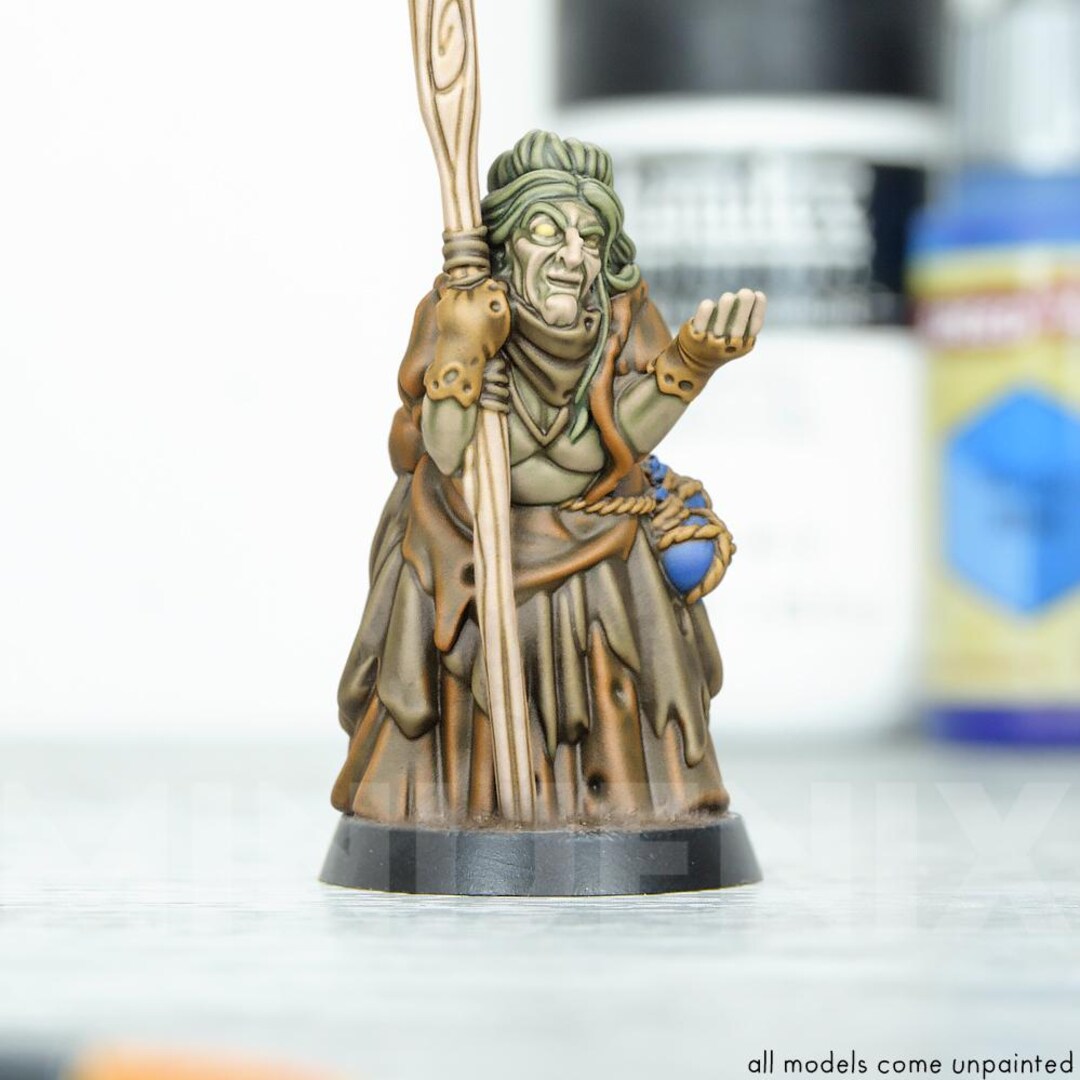 BABA YAGA Fantasy: Frostgrave, Pathfinder, D&D, Resin Miniature C67 ...