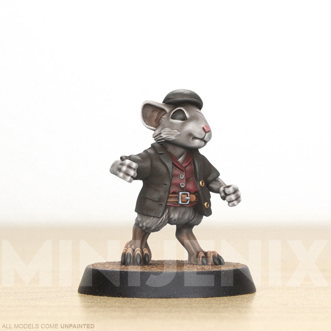 MOUSE THUG Fantasy: Frostgrave, Animal, Pathfinder, D&D, Resin ...