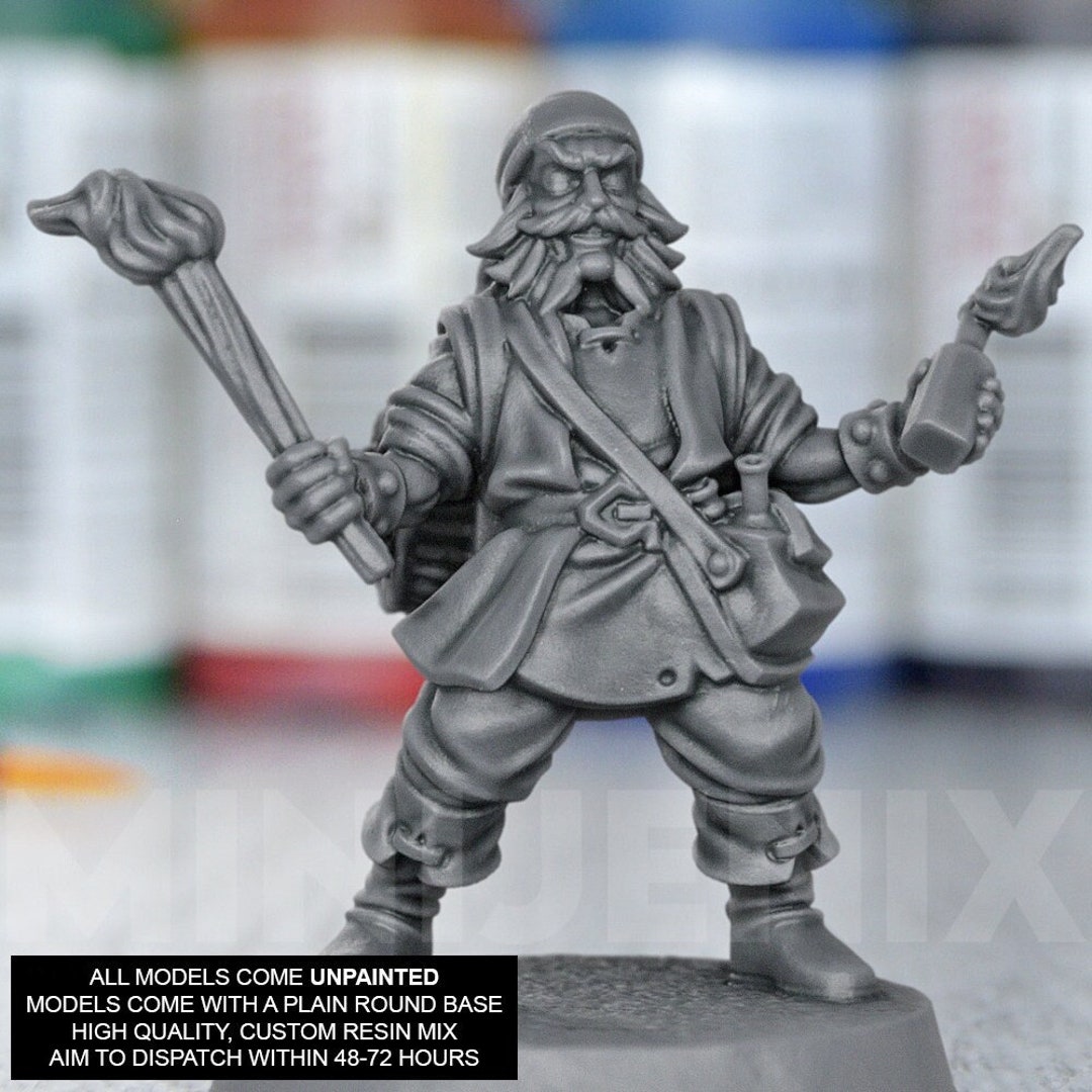DEMOLITION EXPERT Fantasy: Frostgrave, Pathfinder, D&D, Resin Miniature - Etsy UK