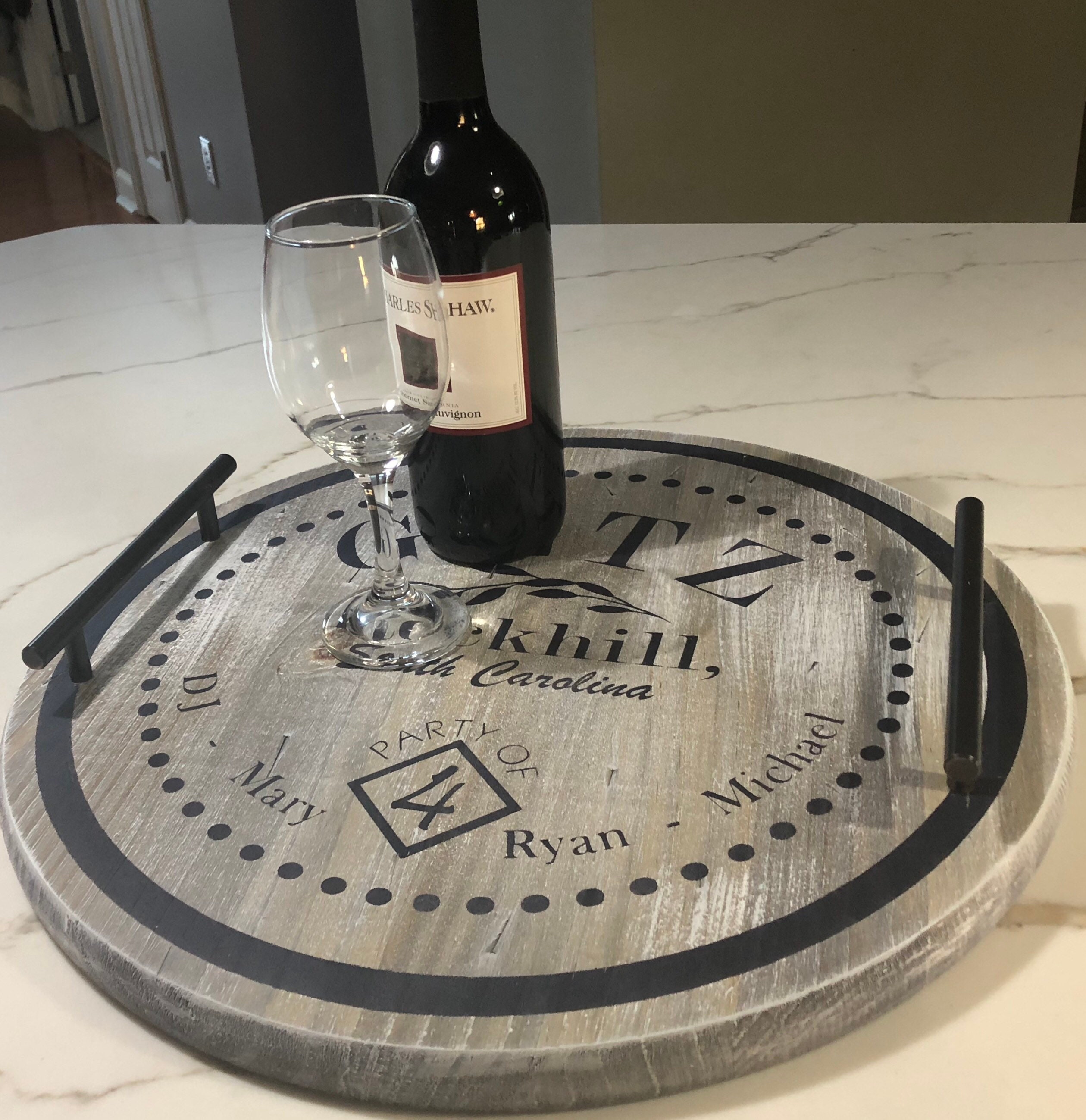 Customized Hand Crafted Lazy Susan or Tray - Etsy