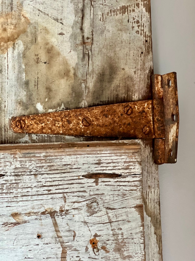 Awesome Barn Door With Original Rusty Hardware Please Note: Shipping is ...