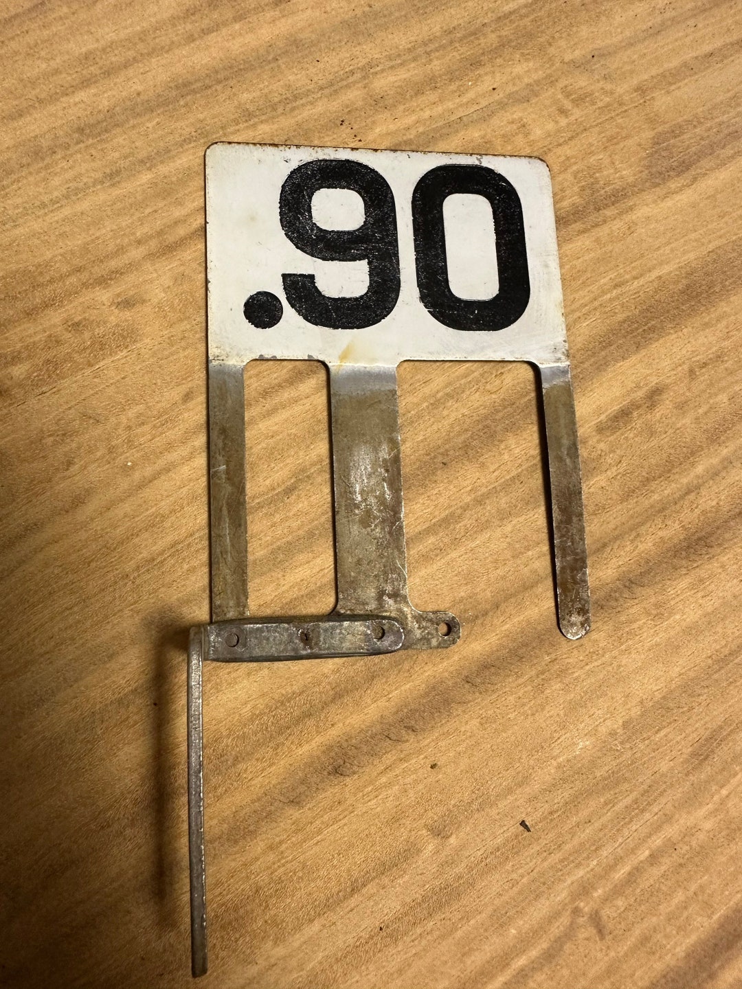 Antique Metal Cash Register Flags Cash Register Numbers - Number 90 - Etsy