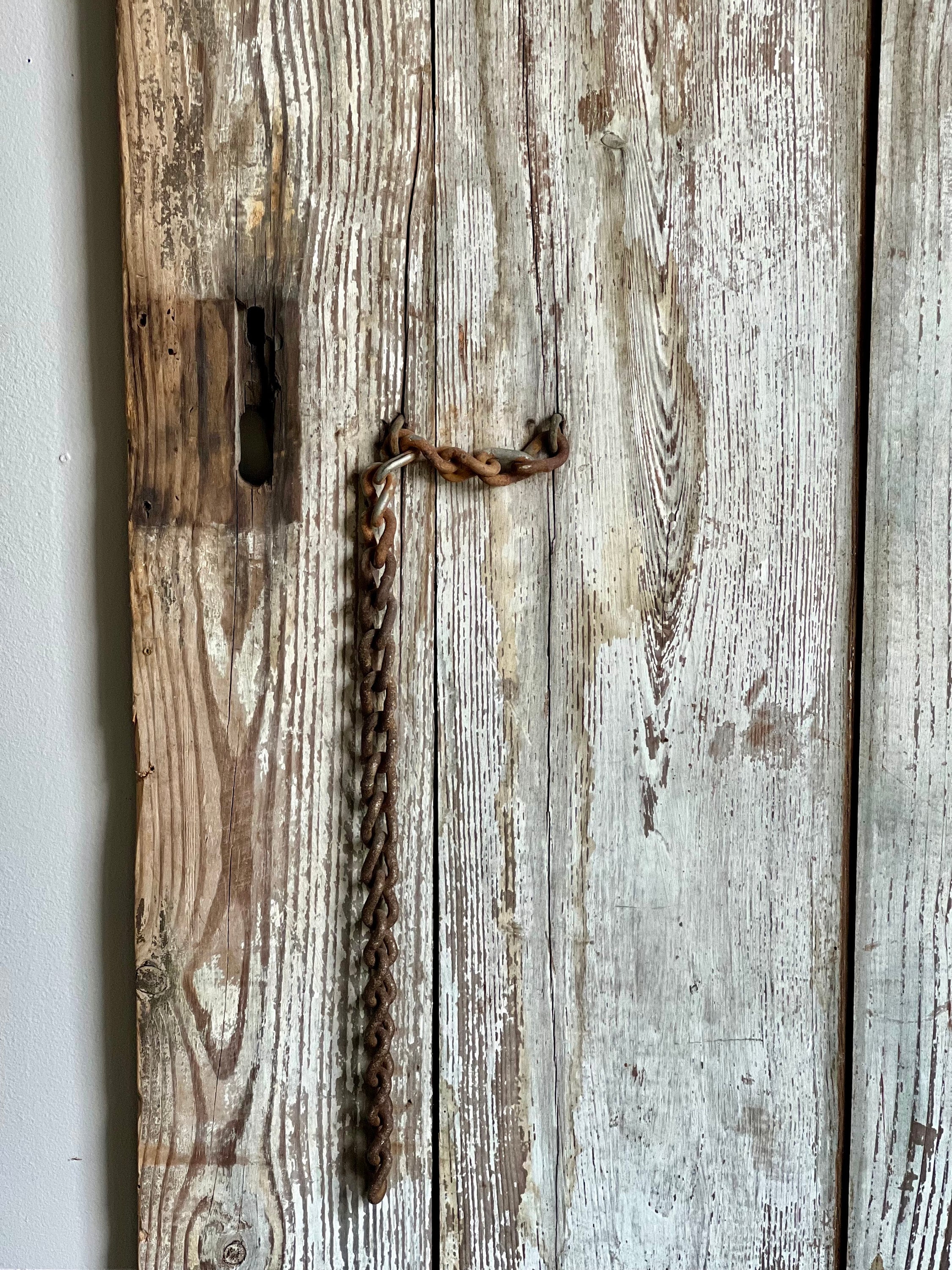 Awesome Barn Door With Original Rusty Hardware Please Note: Shipping is ...