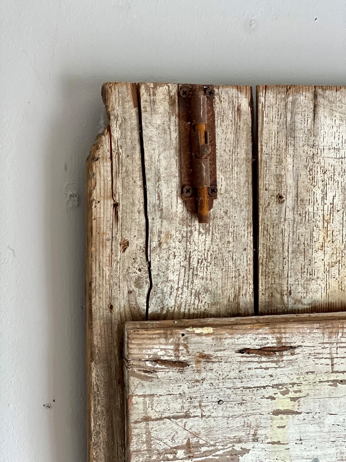 Awesome Barn Door With Original Rusty Hardware Please Note: Shipping is ...