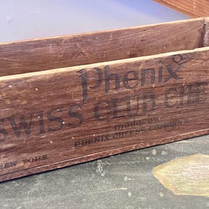 Phenix Cheese Company 3 Lb Cheese Wooden Box - Etsy