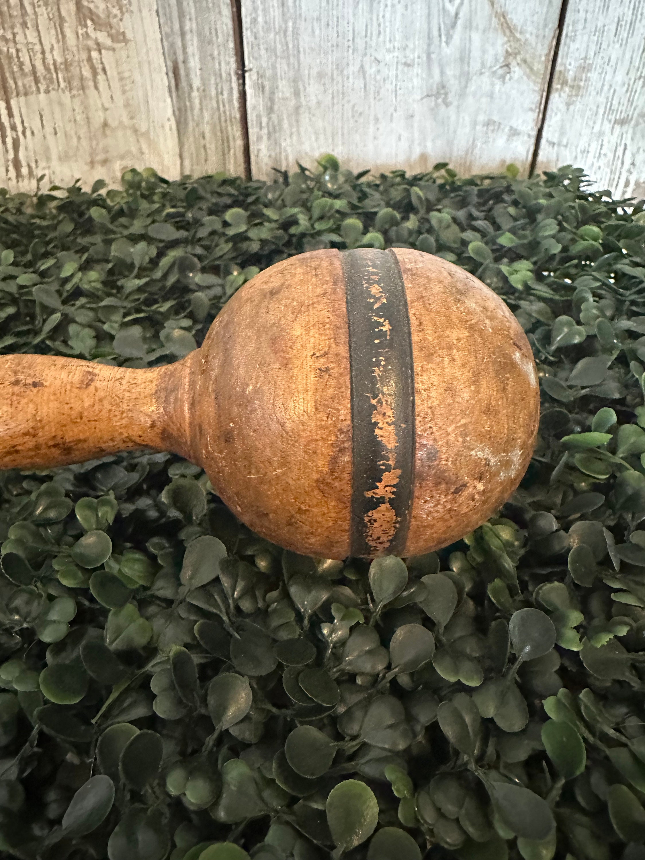 Early 1900's Wooden Barbell/dumbell - Etsy