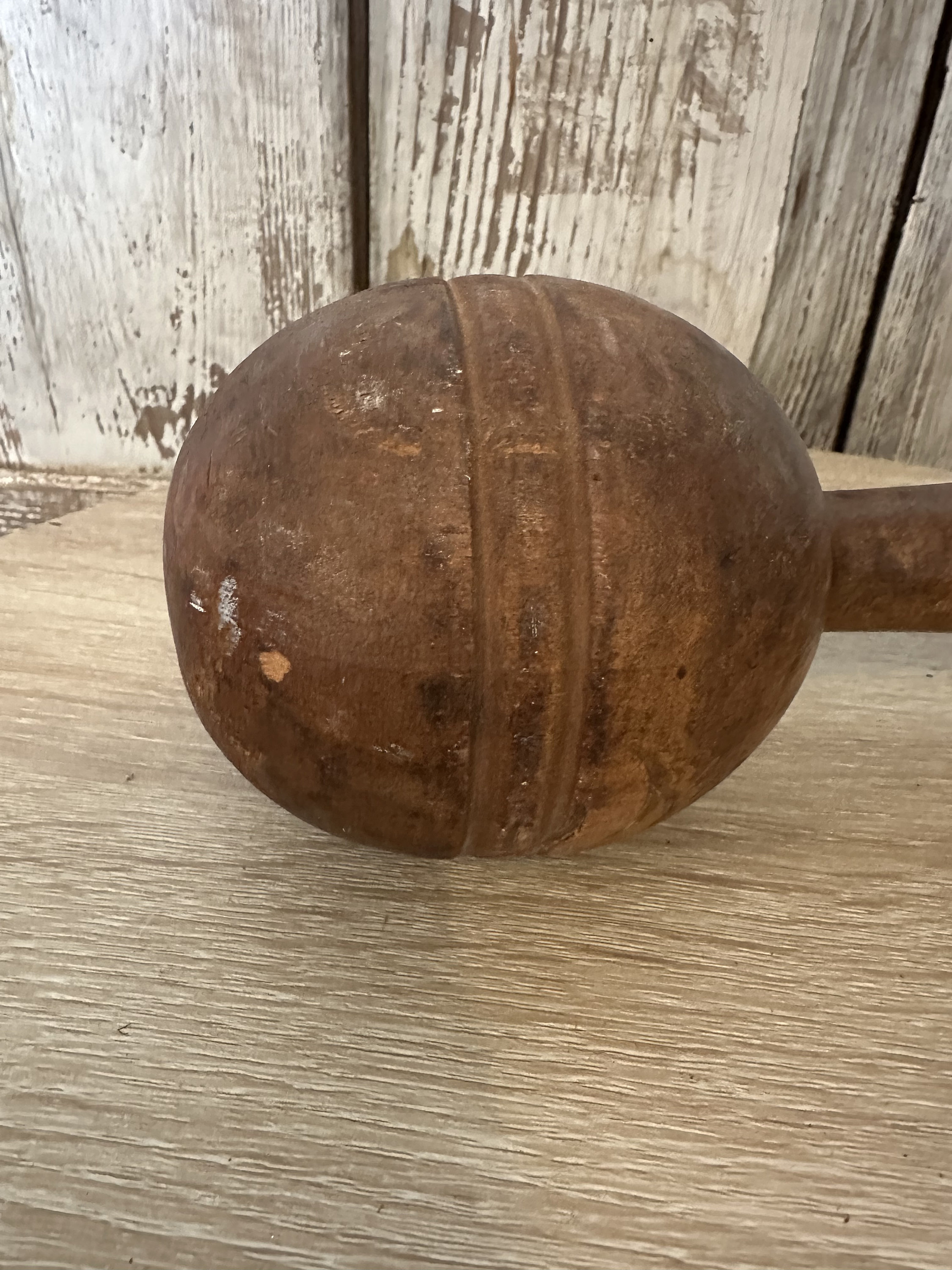 Early 1900's Wooden Barbell/dumbell - Etsy