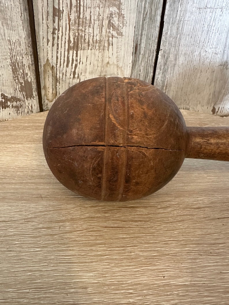 Early 1900's Wooden Barbell/dumbell - Etsy