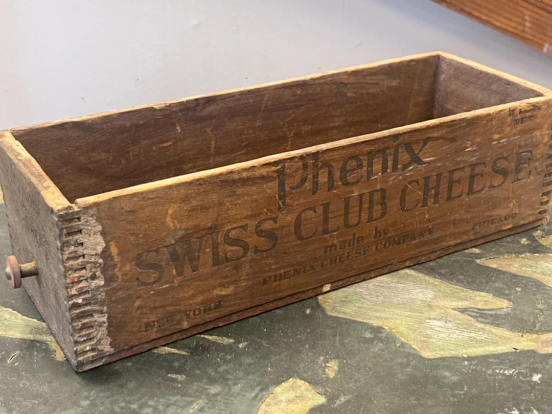 Phenix Cheese Company 3 Lb Cheese Wooden Box - Etsy