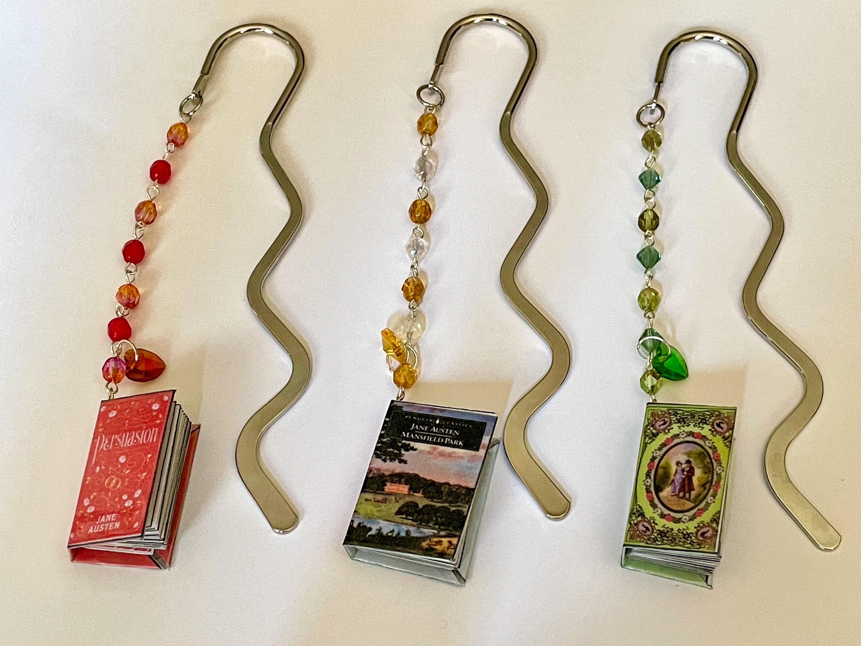Mini Book Bookmarks - Etsy