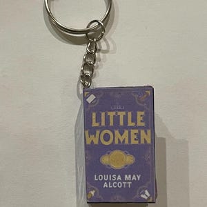 Mini Book Keychains - Etsy