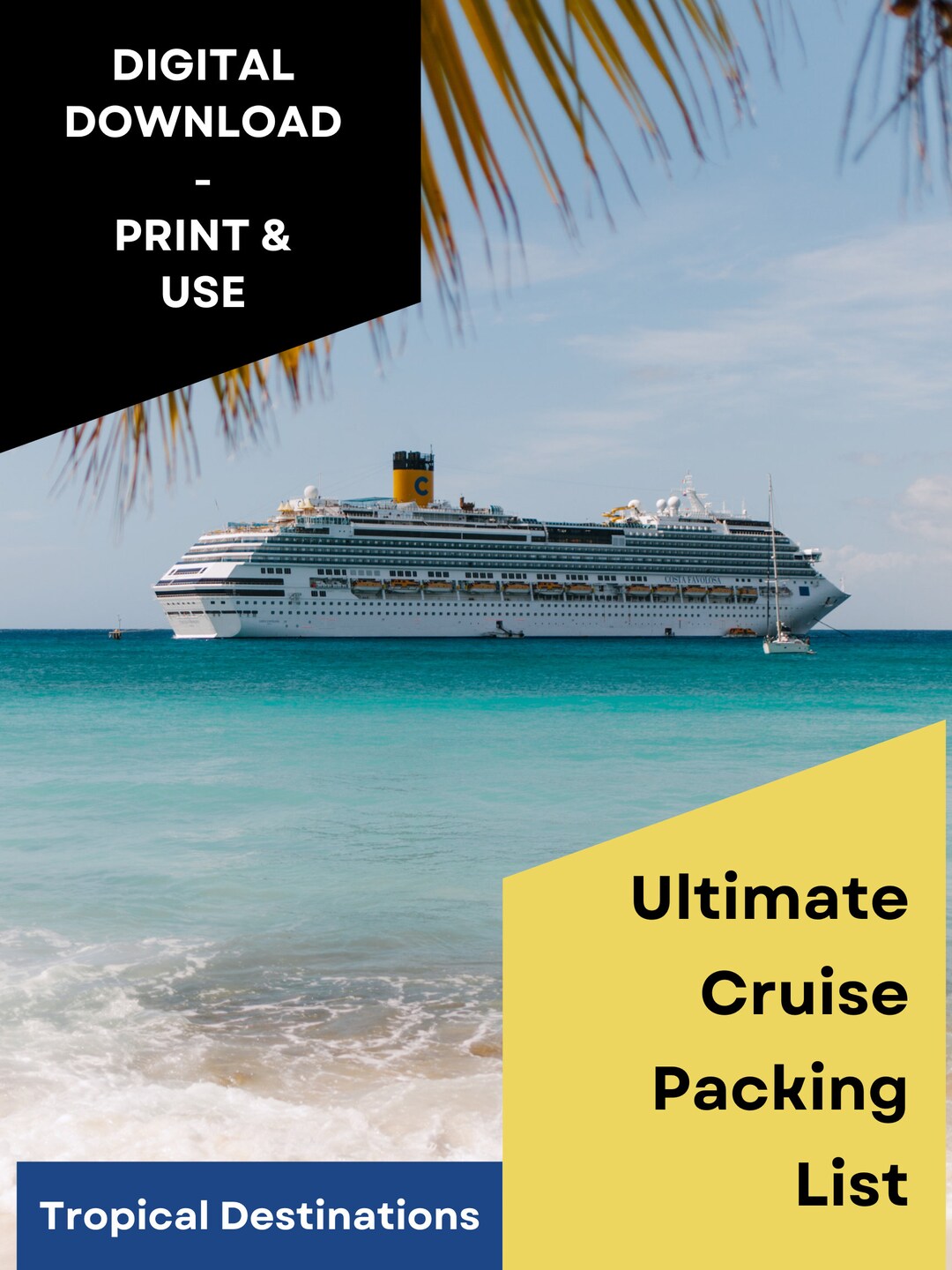 Ultimate Cruise Packing List Print at Home Digital Download - Etsy UK
