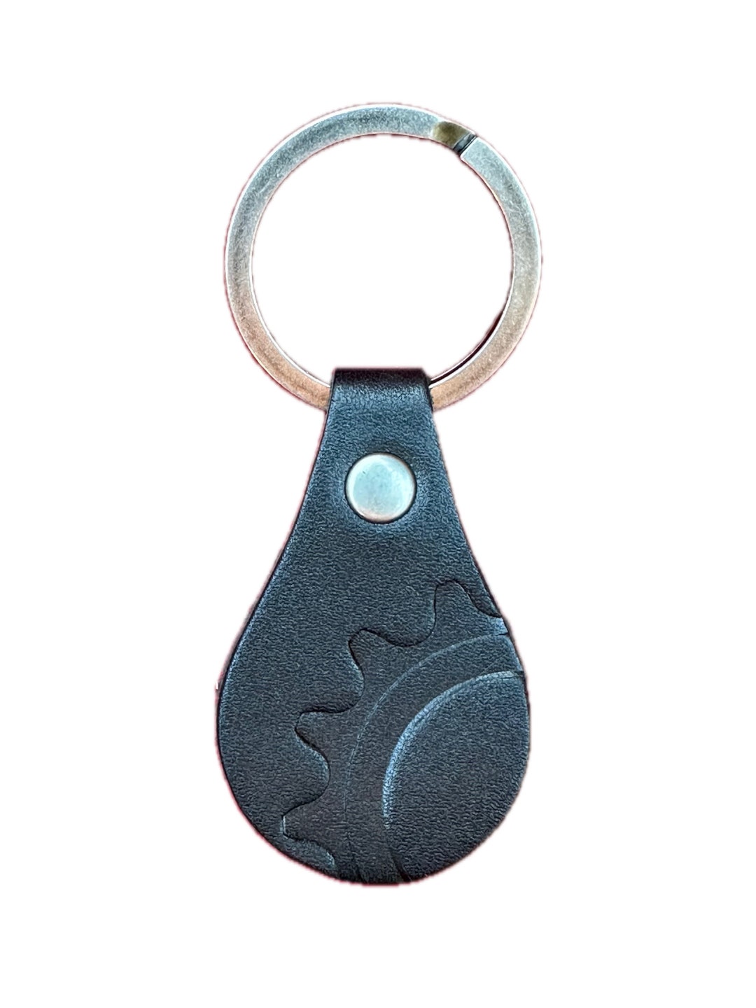 Bicycle Cog Pressed in Leather Key Fob Made in Topanga, California, USA ...