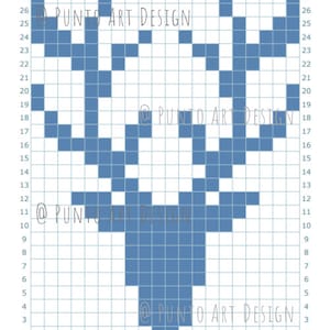 Christmas Crochet & Knitting Grid Charts – 40 Printable Graph Patterns ...