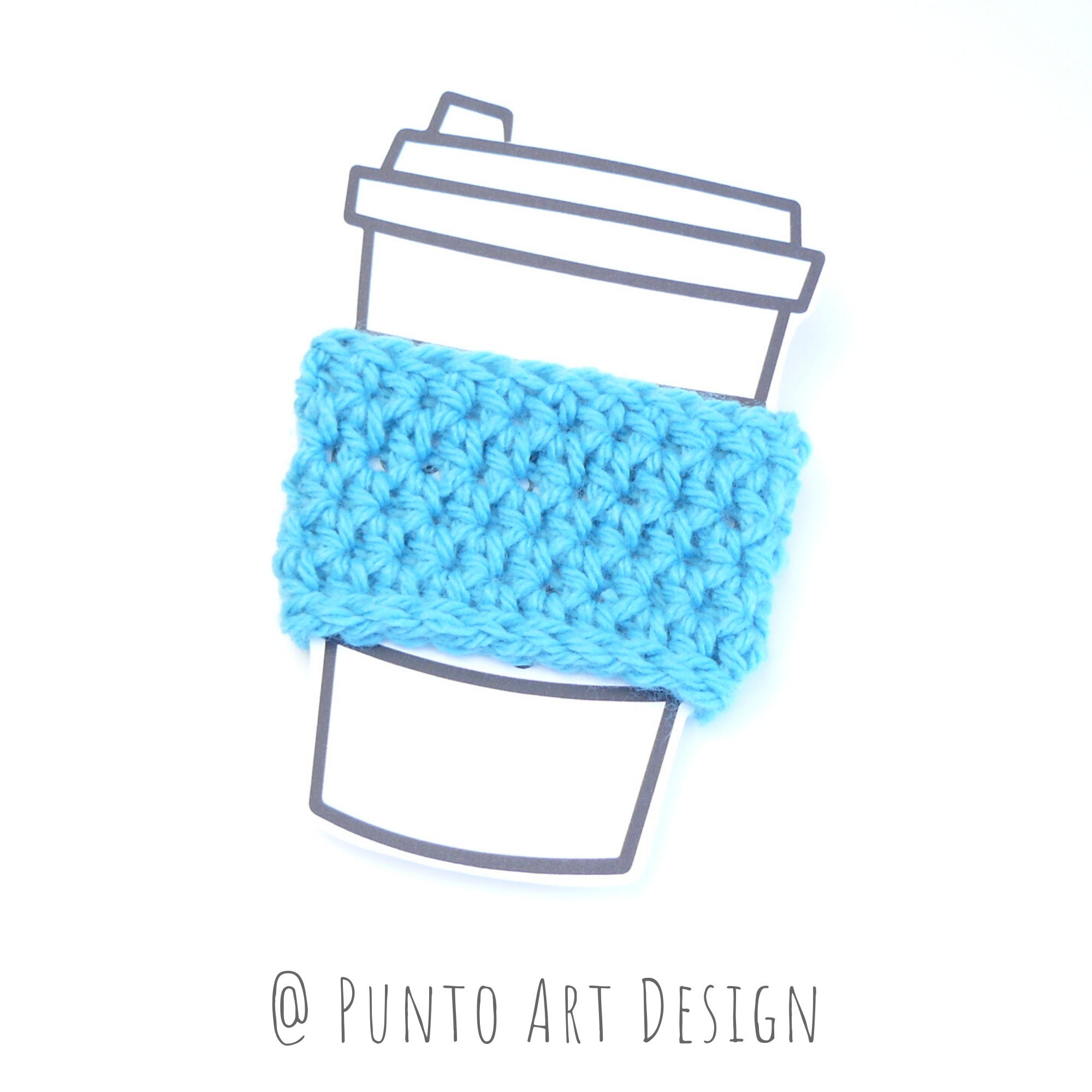 Printable Coffee Cup Sleeve Display Cardboard / Template / Hot Coffee ...
