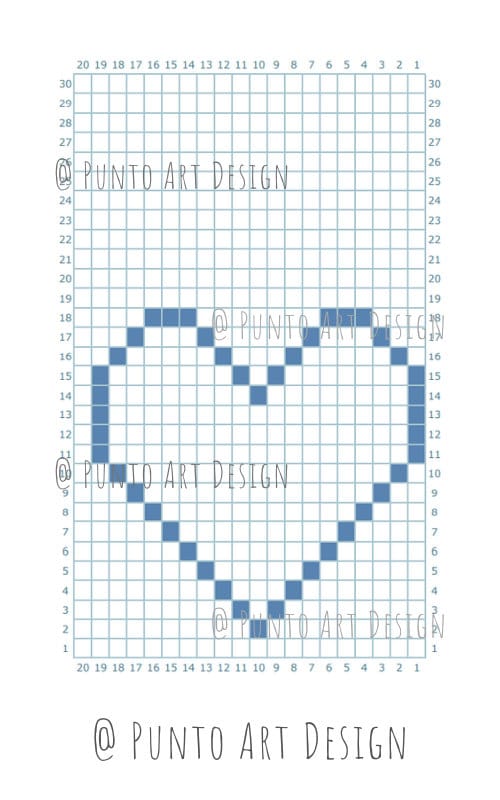 Heart Mosaic Crochet Pattern: 24 C2C Graphgan Charts (PDF Pattern) - Etsy