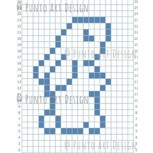 GRID PATTERN 24 CHARTS Bunny Design Mosaic Crochet Pattern C2C Graphgan ...