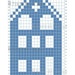 GRID PATTERN 24 CHARTS House Design Mosaic Crochet Pattern C2C Graphgan ...
