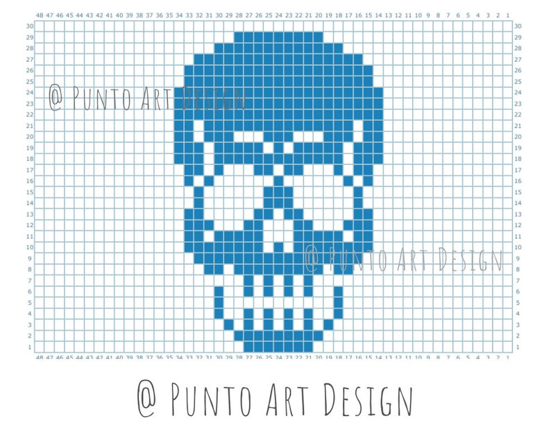 GRID PATTERN 28 CHARTS Halloween Design Mosaic Crochet Pattern - Etsy