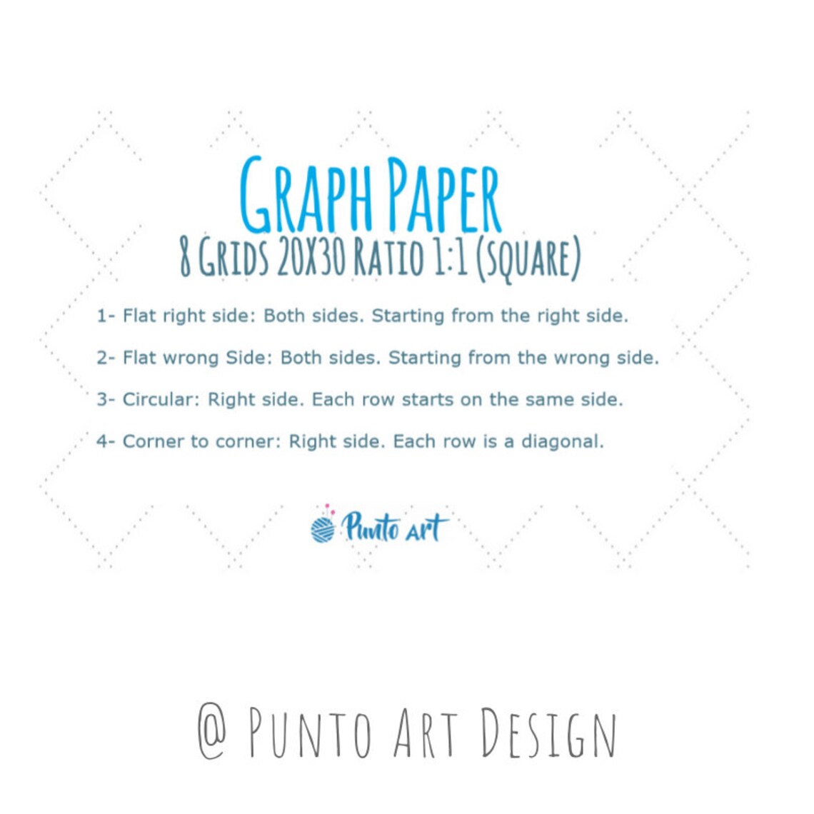 C2C Pattern Design Graph Paper Printable Grid Paper for Knitting and ...