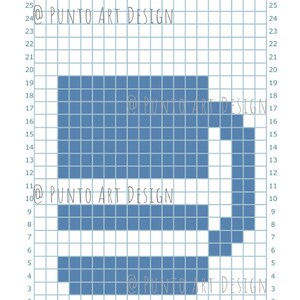 Mug Grid Pattern: 32 Crochet & Knitting Charts (digital Download) - Etsy