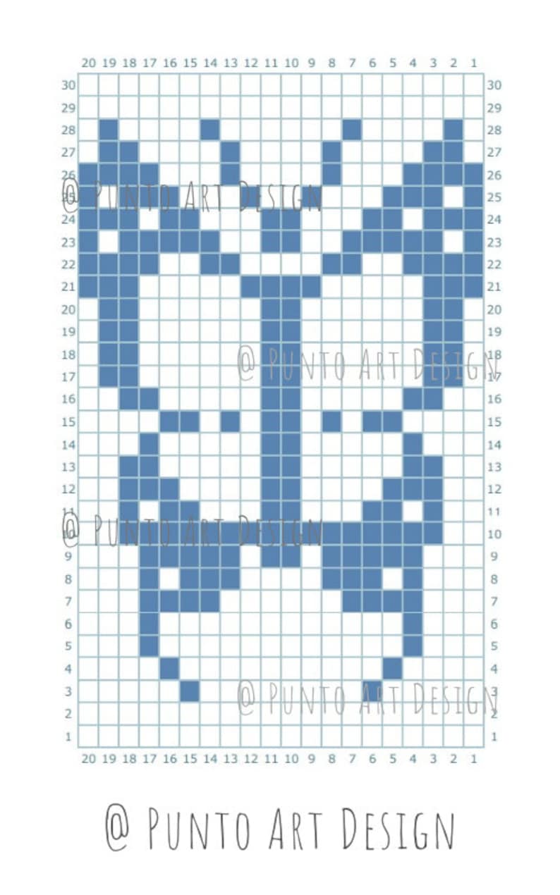 GRID PATTERN 24 CHARTS Butterfly Design Mosaic Crochet Pattern C2C ...