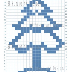 GRID PATTERN 40 CHARTS Christmas Design Mosaic Crochet Pattern C2C ...