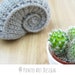 Crochet Ammonite fossil Paleo Crochet Pattern Sea Shell Snail Seashell ...