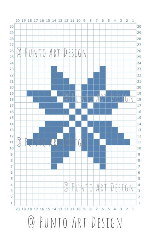 GRID PATTERN 40 CHARTS Christmas Design Mosaic Crochet Pattern C2C ...