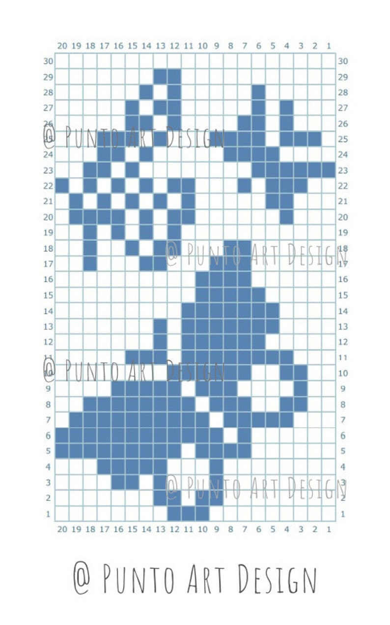 GRID PATTERN 24 CHARTS Butterfly Design Mosaic Crochet Pattern C2C ...