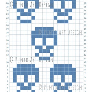 GRID PATTERN 32 CHARTS Halloween Design Mosaic Crochet Pattern C2C ...