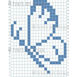 GRID PATTERN 24 CHARTS Butterfly Design Mosaic Crochet Pattern C2C ...
