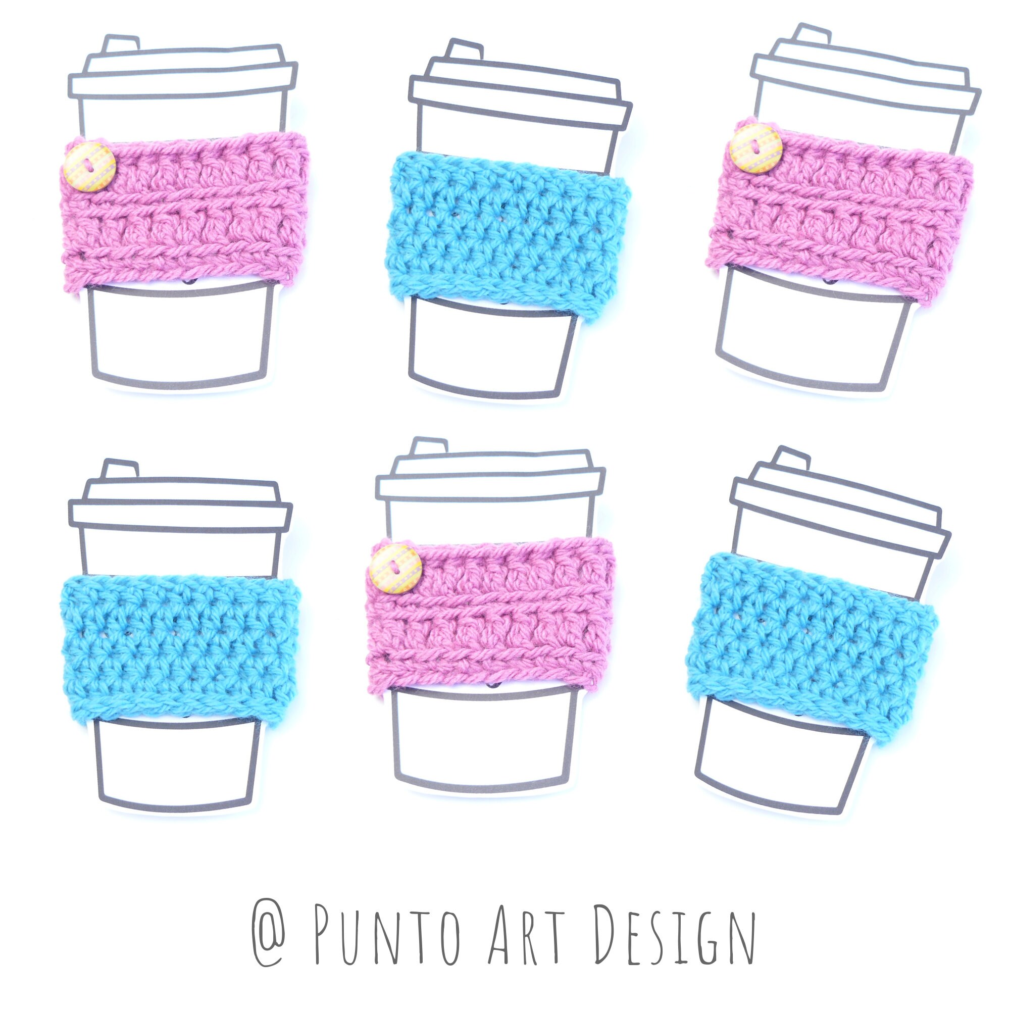 Printable Coffee Cup Sleeve Display Cardboard / Template / Hot Coffee ...