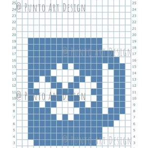 Mug Crochet & Knitting Grid Charts – 32 Printable Graph Patterns ...