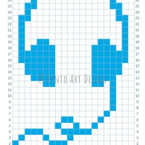 C2C Pattern Design Graph Paper Printable Grid Paper for Knitting and ...