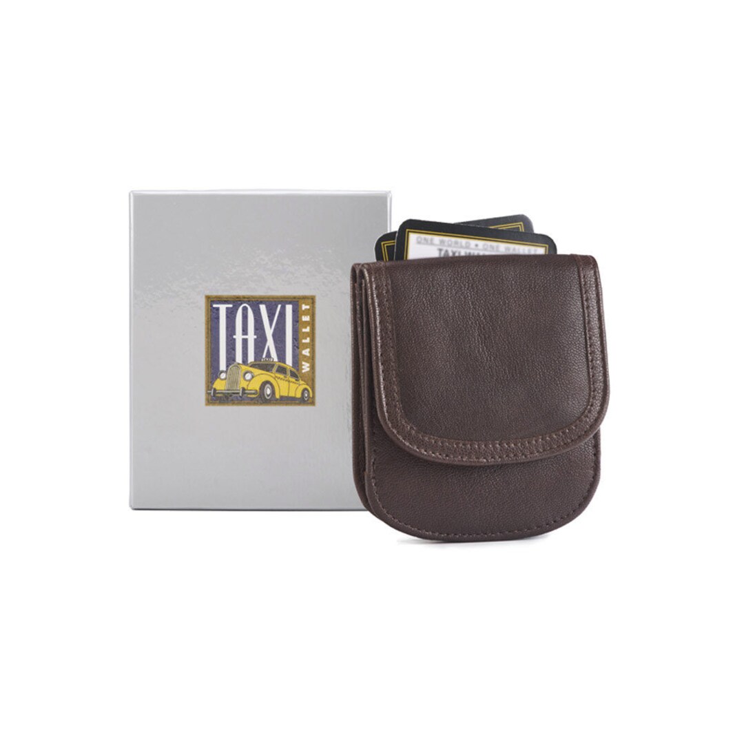 Taxi Wallet Espresso A Simple, Compact, Front Pocket, Folding Wallet ...