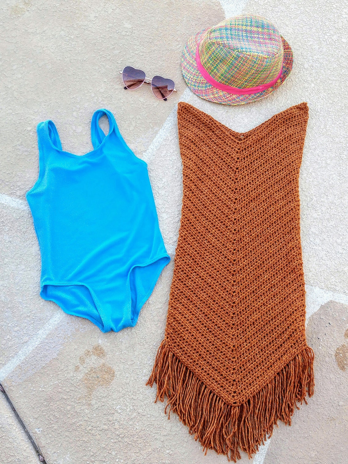 Swimsuit cover up kids beach cover up boho girl dress | Etsy