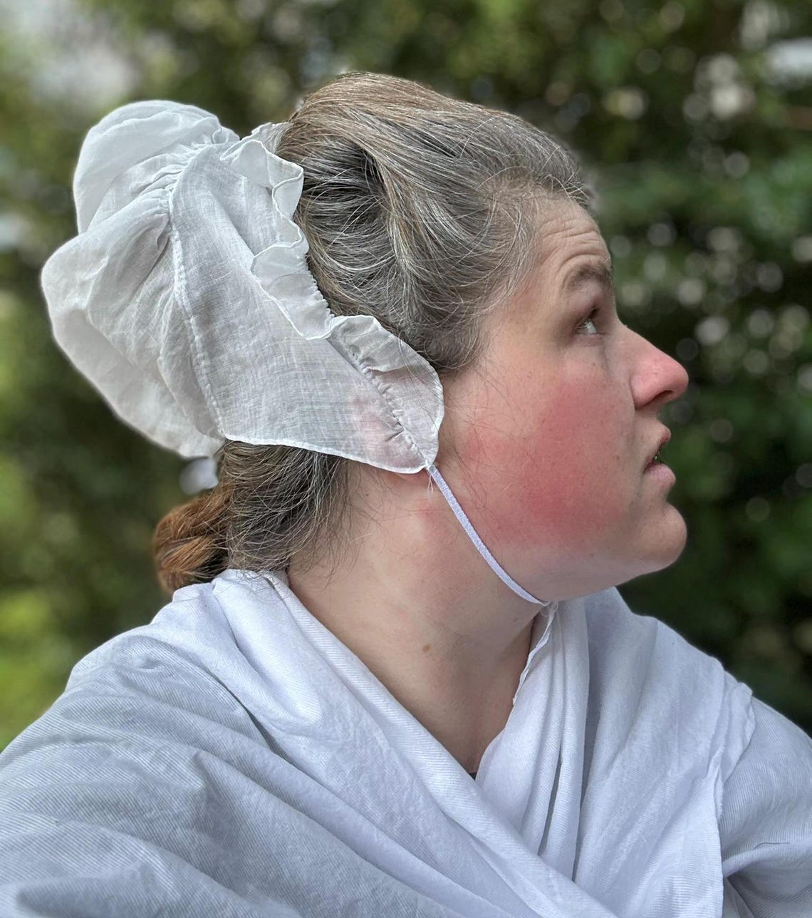 18th Century Women’s Square Lappet Linen Cap: Summer Weight - Etsy
