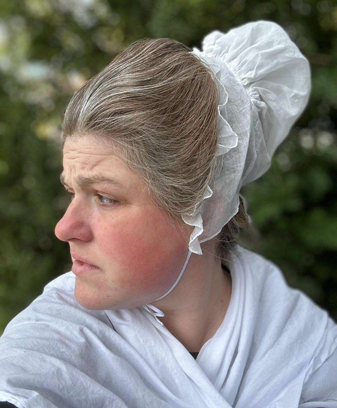 18th Century Women’s Square Lappet Linen Cap: Summer Weight - Etsy