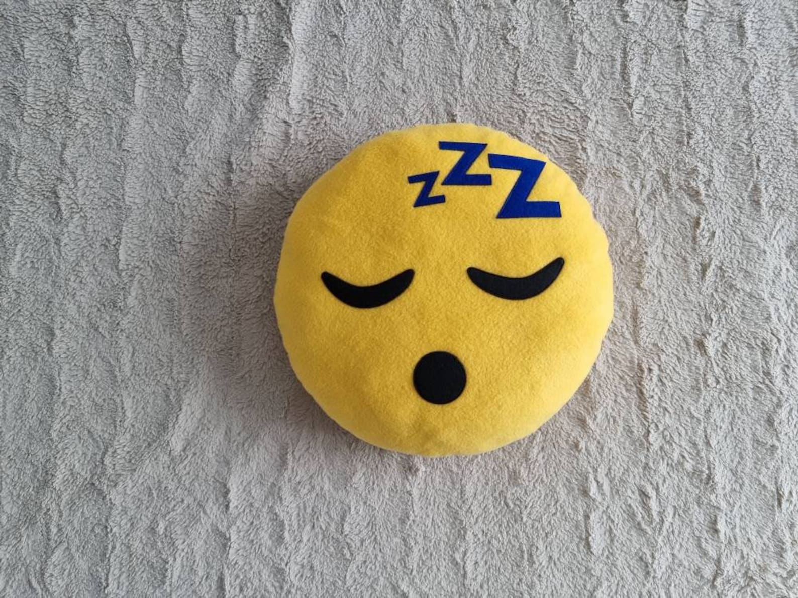 Sleeping Face Emoji Pillow Sleep Face Zzz Face Emoji - Etsy