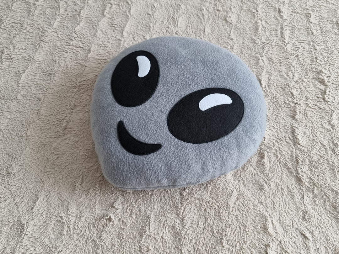Alien Emoji Pillow - Etsy