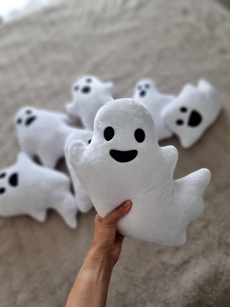 Plush Ghost Pillow | Halloween Plushie Toy | Custom Made Cushion - Etsy