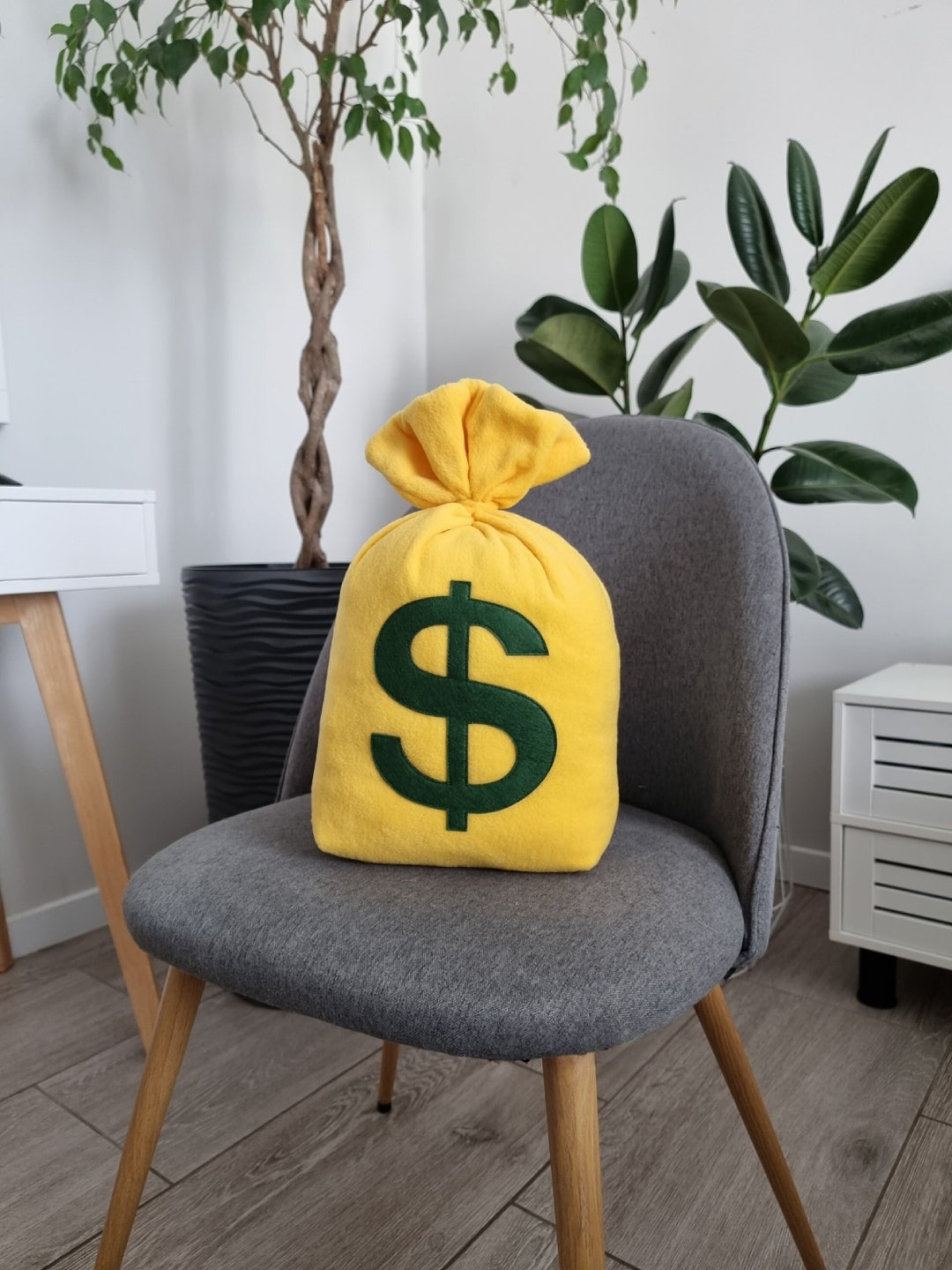 Money Bag Emoji Pillow | Cushion With Dolar Sign | Bag With Money ...