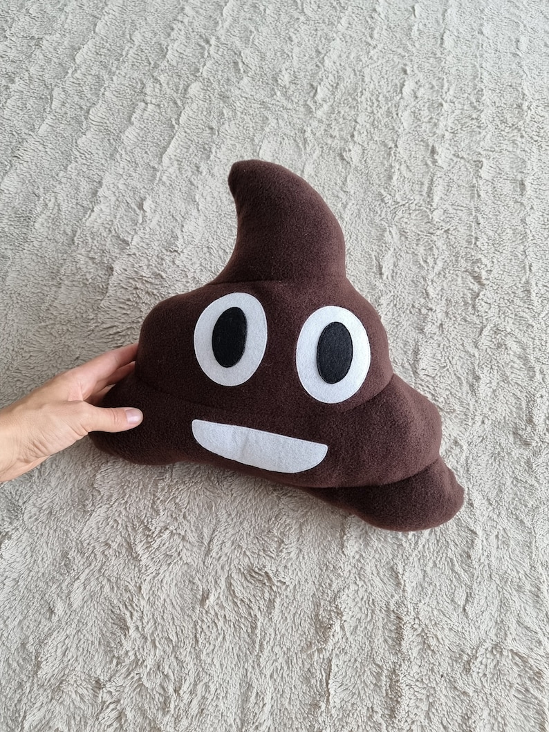 Pile of Poo Plushie Smilling Poop Emoji Pillow - Etsy