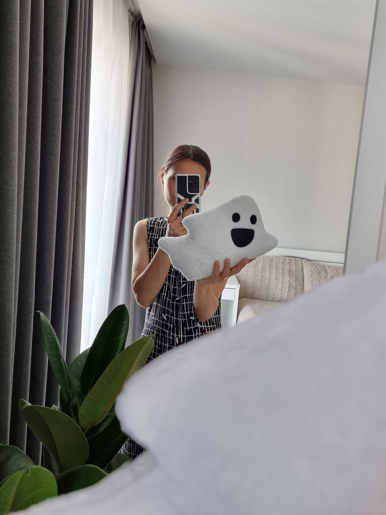 Plush Ghost Pillow | Halloween Plushie Toy | Custom Made Cushion - Etsy