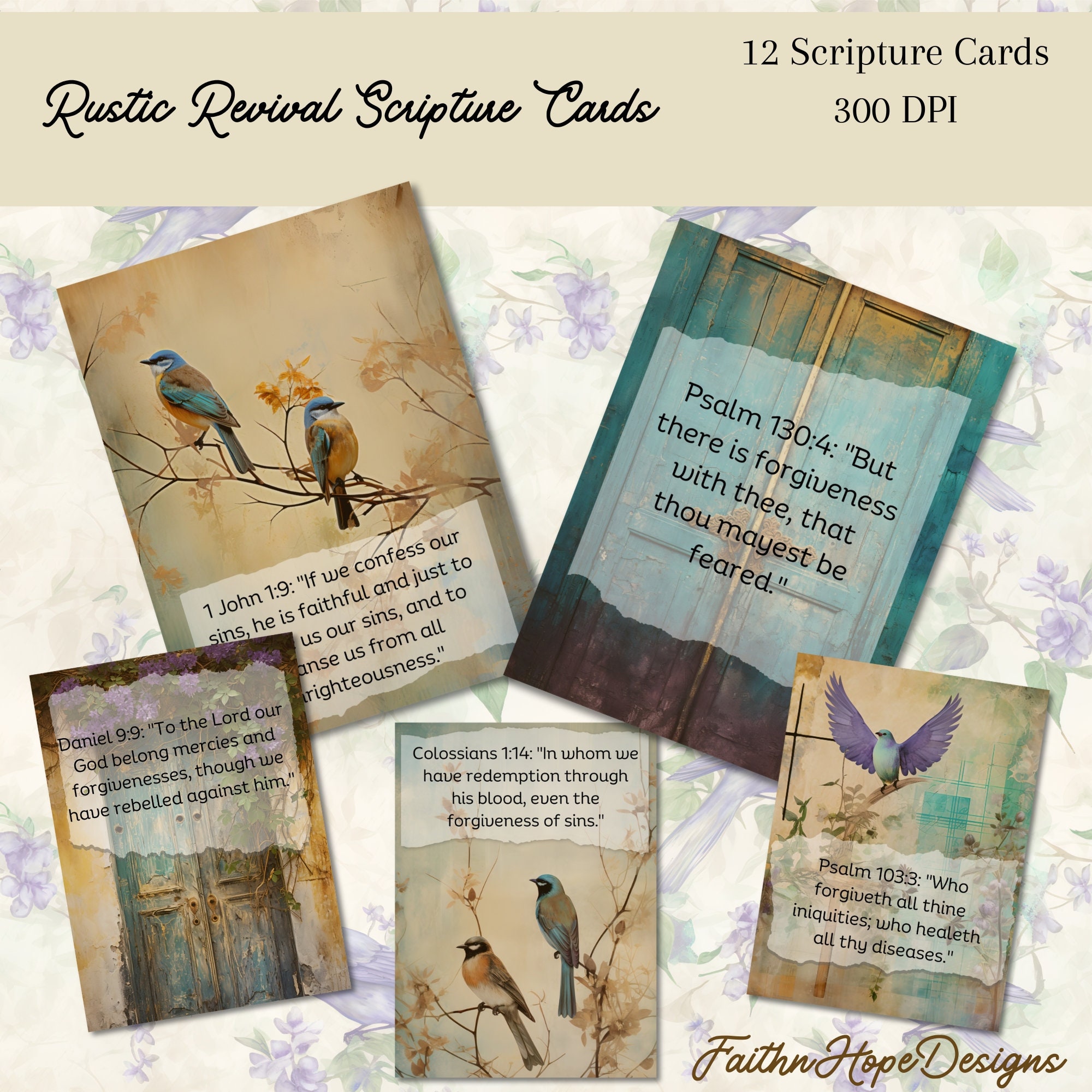 Forgiveness, Faith Journaling, Journal Cards, Prayer Cards, Scripture ...