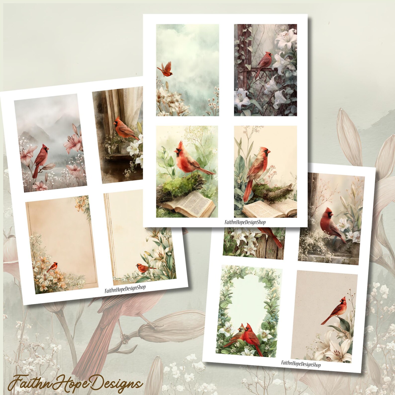 Gods Card Scripture Cards Download Bible Verses Journal Cards, Elegance ...